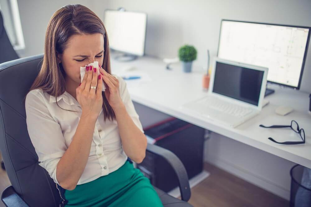 Your co-worker is doubled over with another coughing fit. Should you be ...
