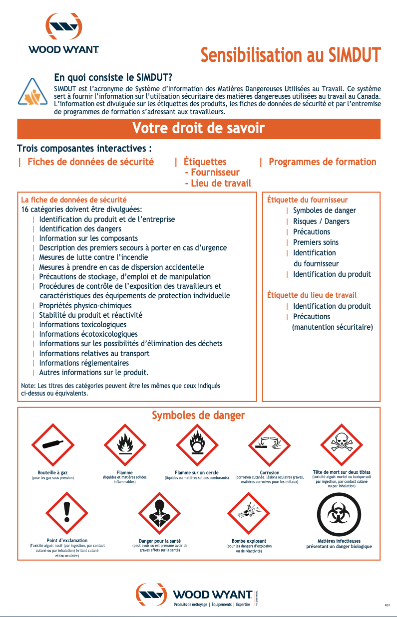 Sensibilisation au SIMDUT